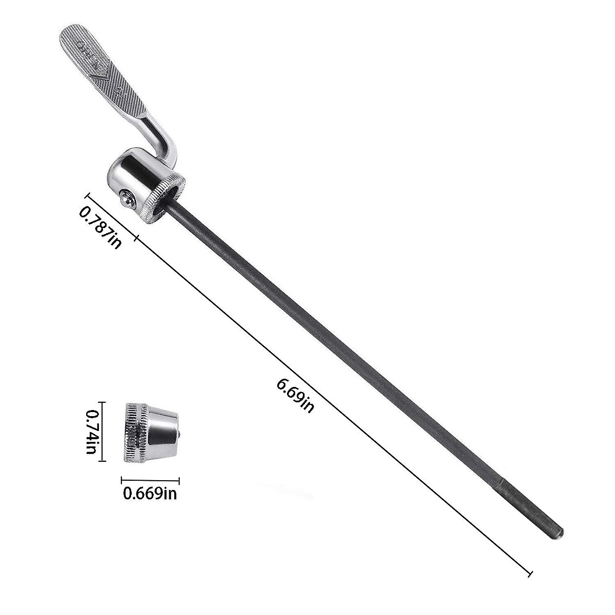 QUWEI Quick Release Rear Wheel Skewer Bike Wheel Skewers for Trainer Bicycle Cycling Back Rear Wheel Tire