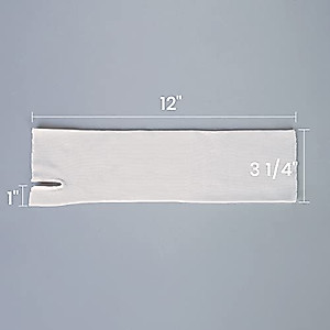 Velpeau Wrist and Thumb Spica Stockinette (Pack of 10) Comfy Arm Sock, Cotton Skin Protection Sleeve, Wrist Liner and Pre-Wrap Cover for Splints, Air Casts, Hand Brace(Medium)