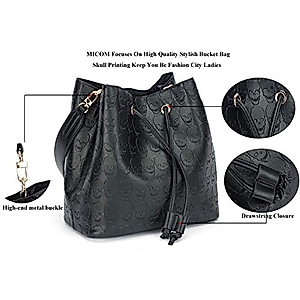Womens Hobo Tote Bag Leather Shoulder Bag for Women Bucket Bag Hobo Handbag Fit for Dating, Working, Shopping