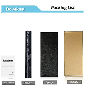 Bovekeey KI04 33W 14.8V Battery for HP Pavilion 14-ab 14T-ab 15-ab 15-an 17-g, 14-ab005tu14-ab005tx, 15-ab157nr 15-ab165us 15-ab223cl, Pavilion 17-g015dx 17-g024ng 17-g053us 17-g101dx 17-g110nr