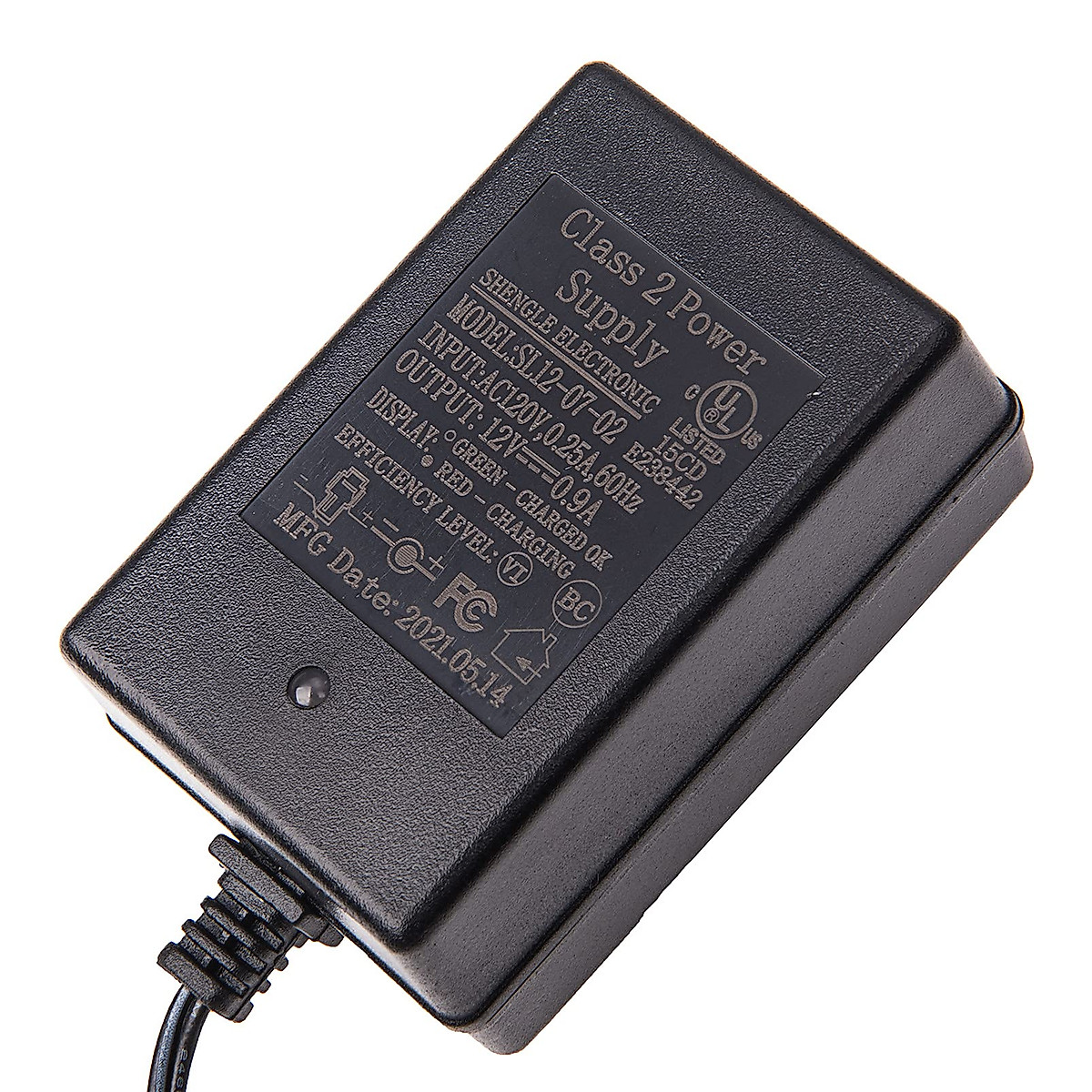 12 Volt Battery Charger for Ride On Toys SL12-07-02 12V Kids Ride On Car Charger,12V Electric Car Riding Toy Battery Power Adapter Square Plug