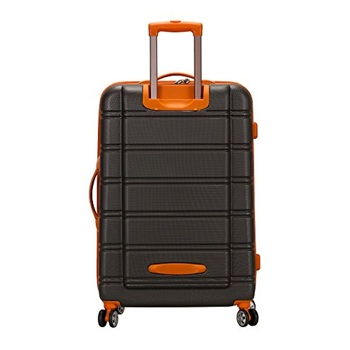 Rockland Melbourne Hardside Expandable Spinner Wheel Luggage, CHARCOAL, Checked Large 28"