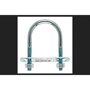 Hampton 5/16 in. x 1-3/4 in. W x 3 in. L Coarse Zinc-Plated Steel U-Bolt