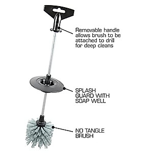 danco Next 3.7 in. W Plastic Garbage Disposal Brush - Case of: 1;