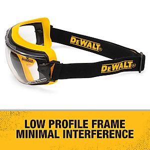 DEWALT Safety Goggles, Clear, Anti-Fog, DPG84 - Insulator