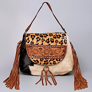 American Darling Cross Body Hand Tooled Hair on-Genuine Leather Western Women Bag Handbag Purse | Crossbody Bag for Women | Cute Crossbody Bag | Crossbody Purse