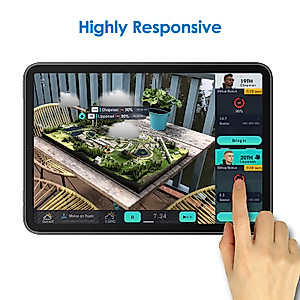 JETech Screen Protector for iPad mini (A17 Pro, 2024 Model, 7th Generation) / mini 6 (2021 Model, 6th Generation), 8.3-Inch, Tempered Glass Film, 2-Pack