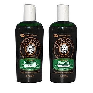 Hackerdom Grandpa's Soap: Pine Tar Shampoo, 8 oz (2 pack) by GRANDPA'S