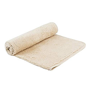 Under the Nile Organic Cotton Unisex Baby Stroller Blanket, Natural Honey Color