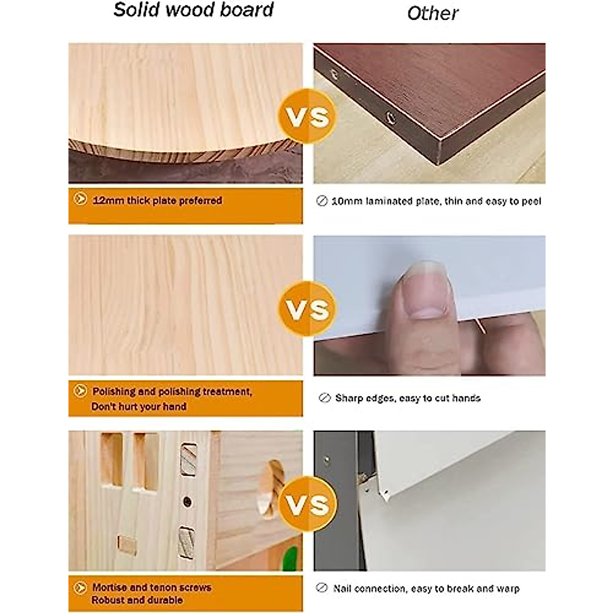 Bear Qiaqia Rotating Bookshelf 360 Degrees, 4 Tier Stackable Solid Wood Bookshelf Organizer, Storage Display Rack Floor Standing Bookcase for Kids&Adults (51"x18"x18")…