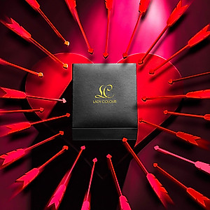 LADY COLOUR 925 Sterling Silver Earrings for Women Northern Lights Crystals Earrings Jewelry for Women, Christmas Gifts Birthday Gifts for Women - A Little Romance Earrings