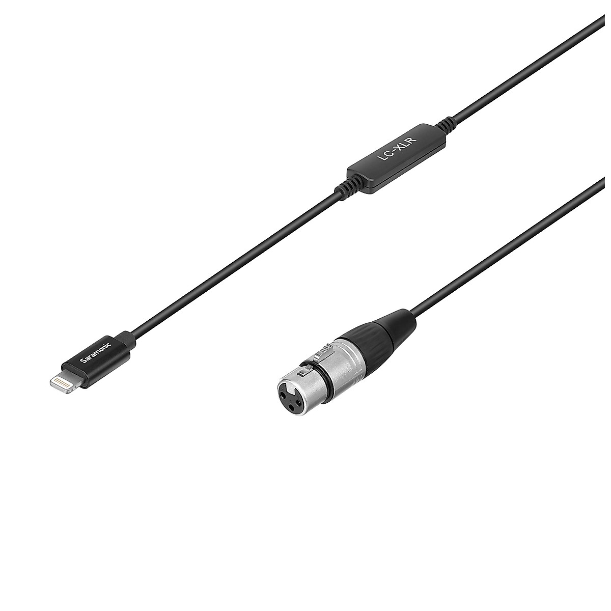 Saramonic XLR Female to Apple Lightning Microphone Interface Cable for iPhone & iPad (LC-XLR)
