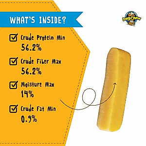 Tibetan Dog Chew Yak Cheese Sticks - Natural Treats for Small Dogs, Longer Lasting, Digestible, Promotes Dental Health, Rawhide, and Grain-Free, Ideal for Aggressive Chewers, 5-Pack
