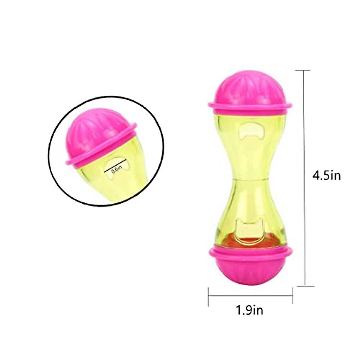 PUMEXFE 3 PCS Reptile Enrichment Toy Ball Bearded Dragon Toys Reptile Tank Decor Reptile Feed Toys for Lizard, Bearded Dragon, Gecko, Small Animals (Blue)