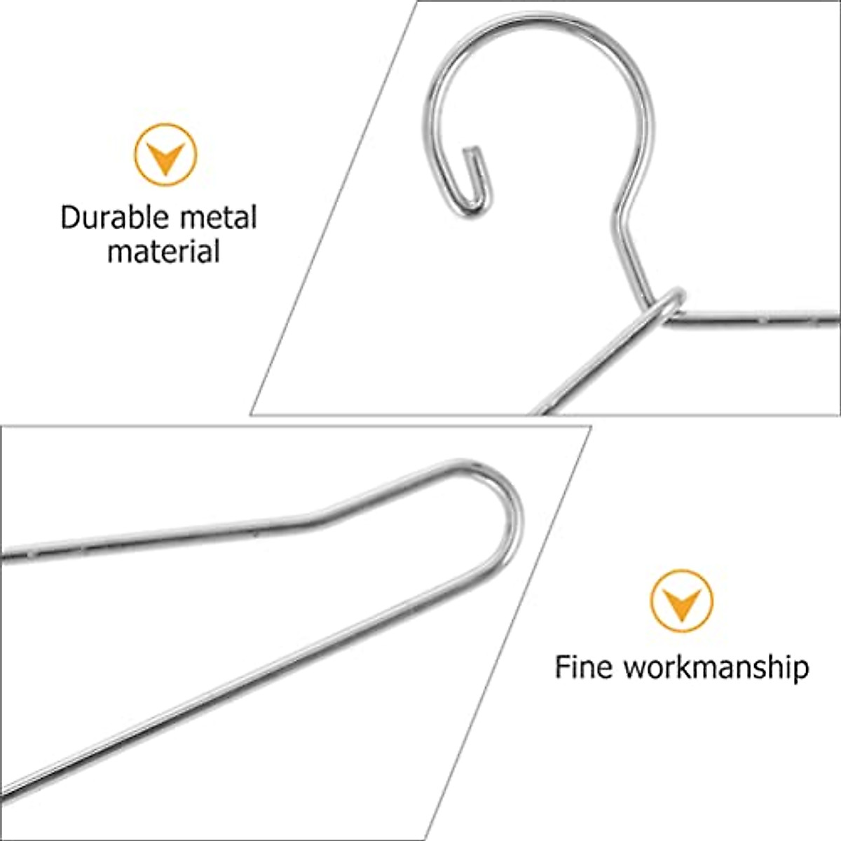 Toddmomy Ken Doll Clothes Doll Clothes Rack 10pcs Metal Mini Clothes Hangers Clothes Holders Miniature Metal Hangers for Gown Dress Closet House Accessories Doll Clothes Hangers Black Felt Hangers