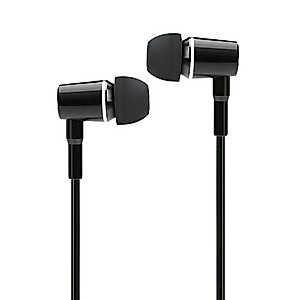 Docooler 3.5mm Earphone Stereo Music Headset Air Tube in-Ear Headphone Radiation Free Noise Reduction Line Control Music & Calls for Phones Desktop PC