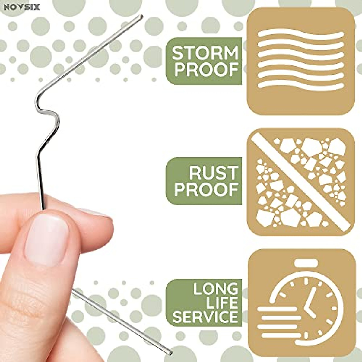 Mini Greenhouse Clips for Hanging - 100Pcs Stainless Steel Clips Green House Accessory Wire Clamp Clip pack for Harbor Freight Replacement Greenhouse Cover - Shade Clips Greenhouse Accessories