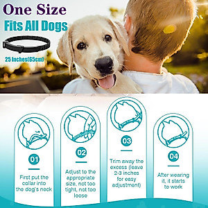 Calming Collar for Dogs 4 Packs Dog Pheromone Calm Collars for Dogs 60 Days Dog Relief Anxiety Stress 25 Inches Dog Calming Adjustable for All Small Medium and Large Dog