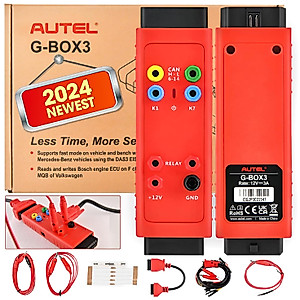 Autel 2024 G-BOX3 Accessory Tool, Upgraded of Gbox2, Gbox3 Key Programming Adapter for Mercedes-Benz/for BMW, Writing Boot Mode Bench Method, Works W/MaxiIM IM508(S) + XP400, IM608 PRO II, IM608S II