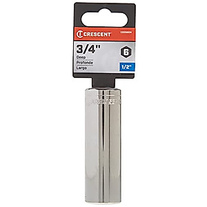 Crescent 1/2" Drive 6 Point Deep SAE Socket 3/4" - CDDS60N