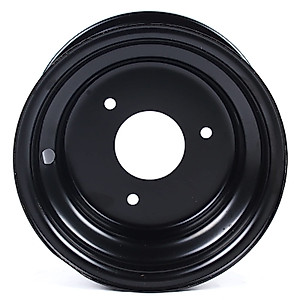 125cc ATV Wheel Tire Rim 7 Inch Rim 3-hole Wheel Hub for 16x8-7 Wheel Rim Tire Direct Replacement (7'' ATV Wheel Rim)