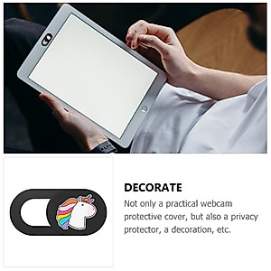 SOLUSTRE 3pcs Lens Cap Cover Camera for Computer Camera Cover Slider Laptop Webcam Cover Slider Protective Cover abs Protection Cap Slide Rail slideshow Camera Cover Slider Flat