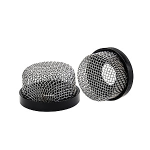 YESHINDA 2 Pack of Stainless Steel Mesh Strainer 3/4"- 14, Aerator Screen Strainer Stainless Compatible for Livewell Pump and Baitwell