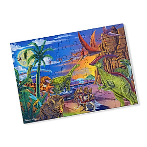 Melissa & Doug Land of Dinosaurs Jigsaw Puzzle (60 pcs) - FSC-Certified Materials