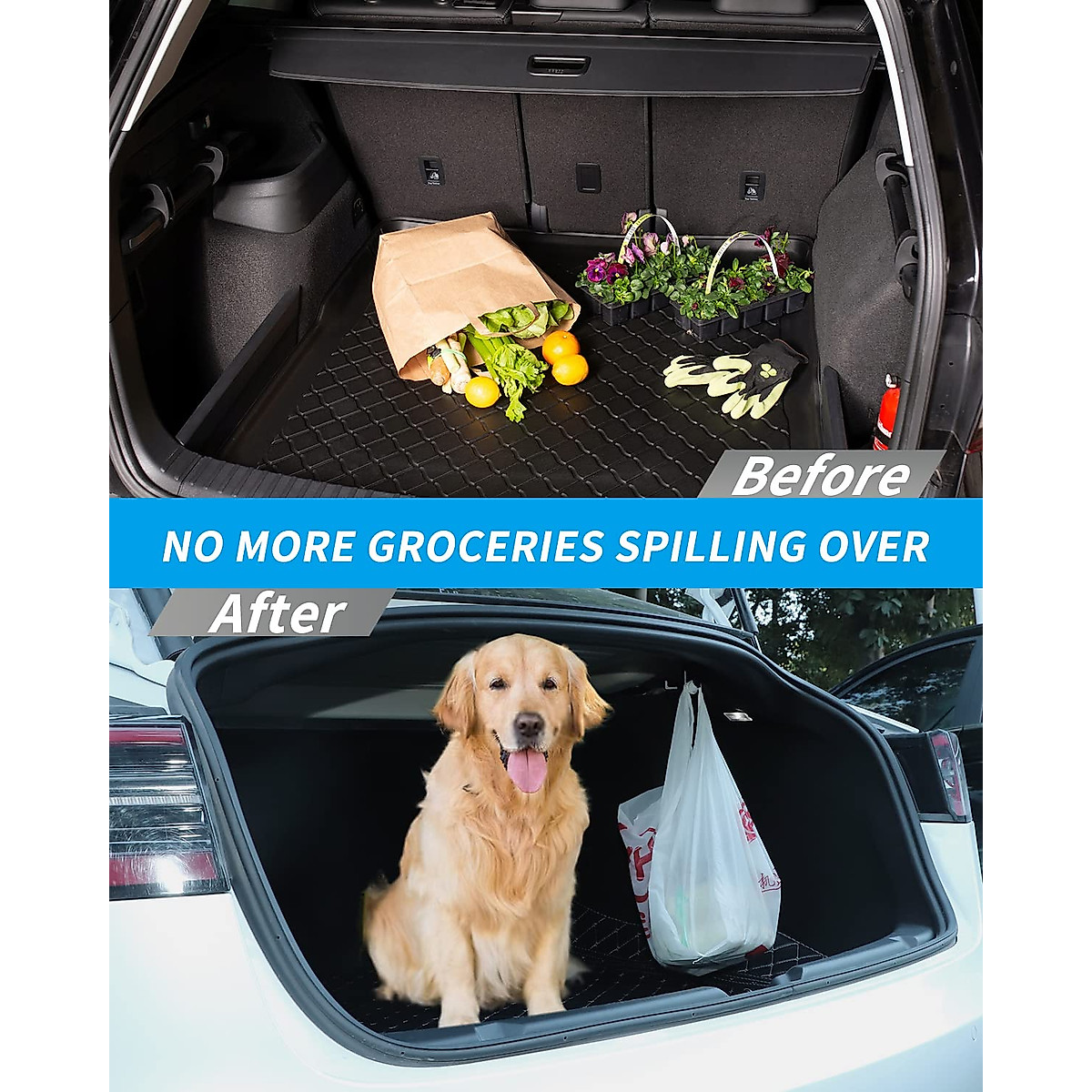 SPARKWHIZ Trunk Grocery Bag Hook for 2018-2023 Tesla Model 3 Aluminum Hook Hanger, Interior Accessories, Black