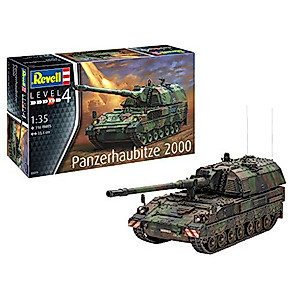 Revell RV03279 Kit 1:35 - Panzerhaubitze 2000 Plastic Model, Green, 1/35