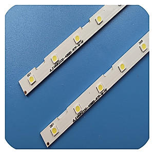 ALMVIS LED Strip 38leds Fit for Samsung AOT_49_NU7300_NU7100_2X38_3030C BN61-15483A LM41-00557A UE49NU7140 UE49NU7100 UE49NU7120 49NU7100 LED TV Backlight
