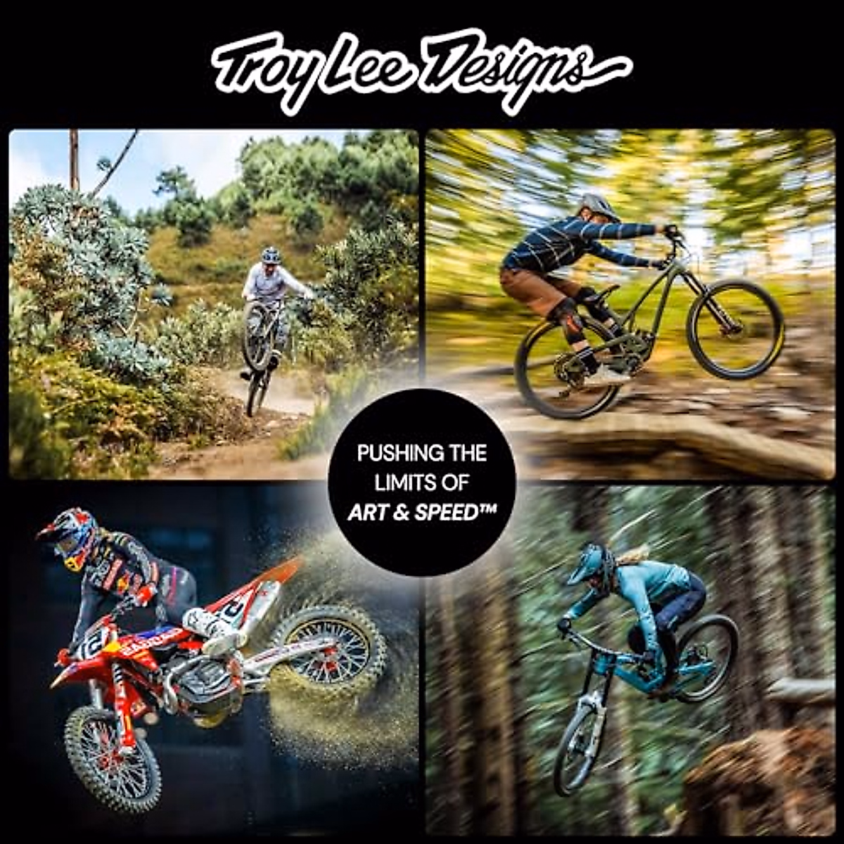 Troy Lee Designs Cycling MTB Bicycle Mountain Bike Jersey Shirt for Men, Flowline SS Revert (Honey, Large)