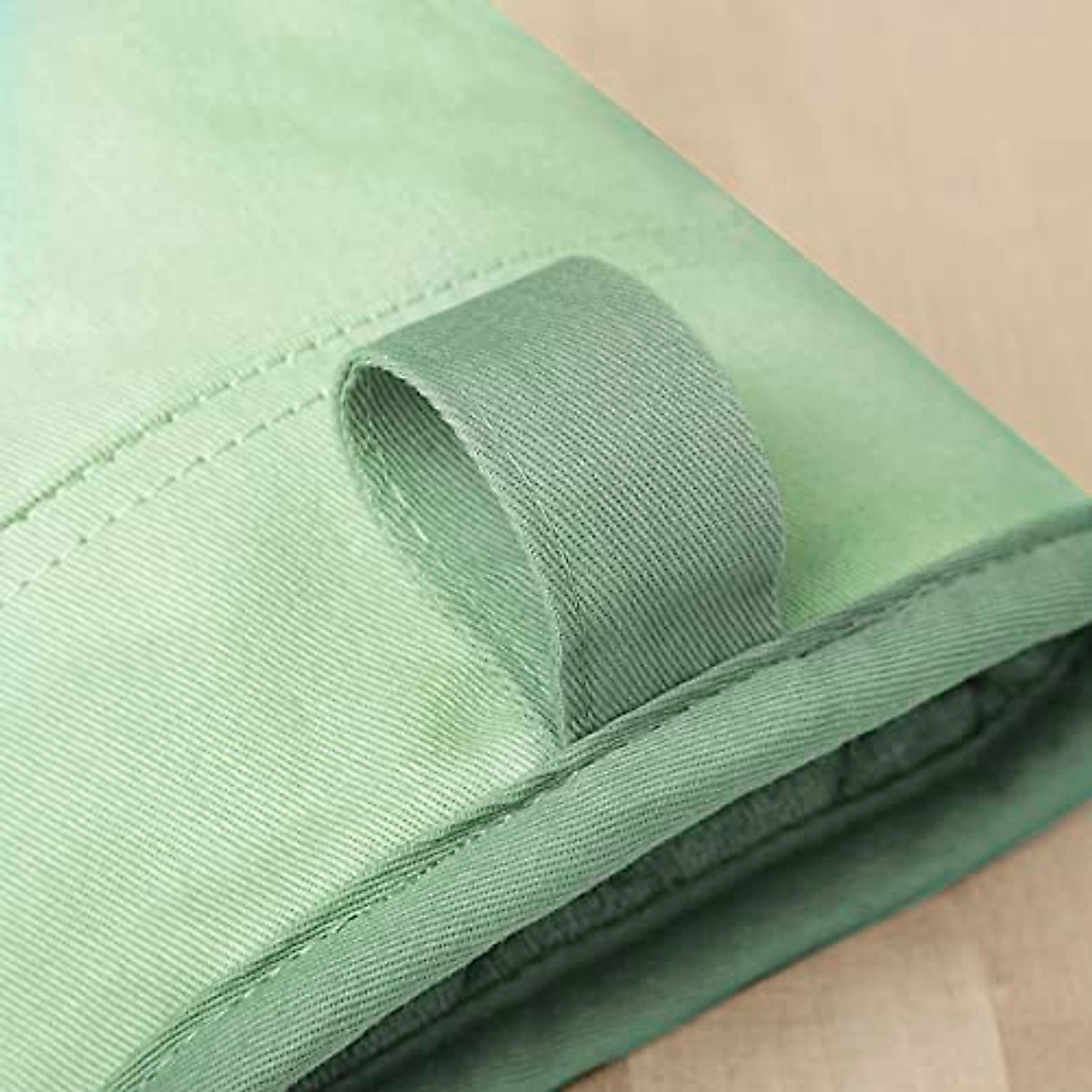 KitchenAid Beacon Two-Tone Non-Slip Mini Oven Mitt Set, Pistachio/Graphite Green, 5.5"x8", 2 Piece