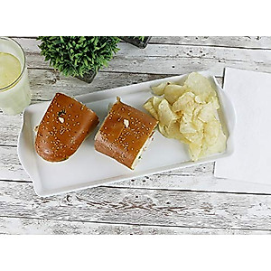 Calypso Basics, Sandwich Melamine Tidbit Tray, White