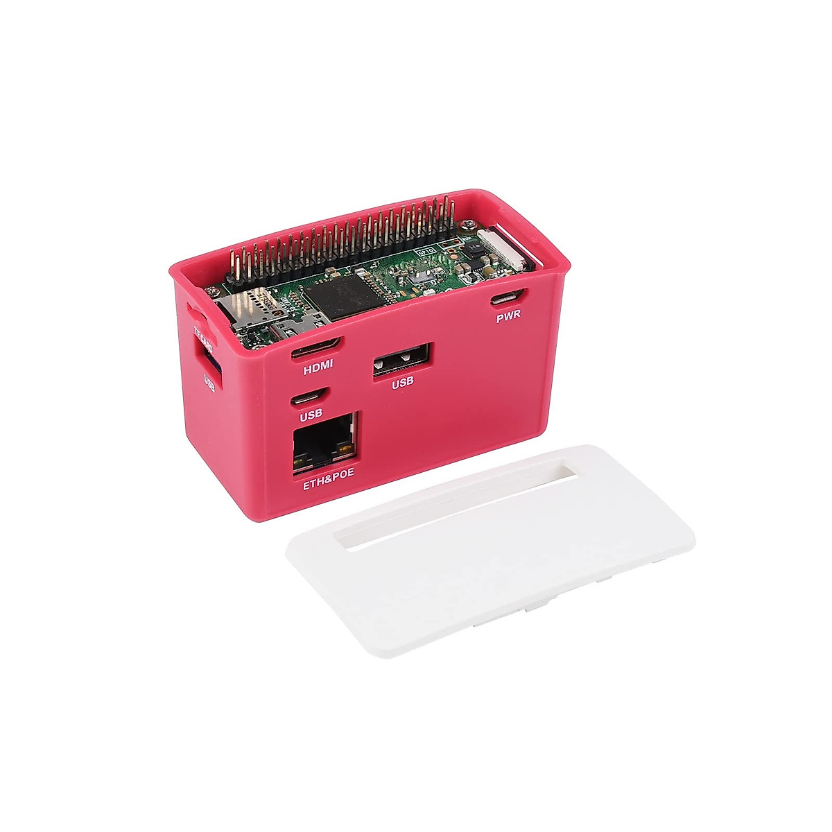 NGW-1pc PoE Ethernet/USB HUB Box for Raspberry Pi Zero Series 3X USB 2.0 Ports 802.3af-Compliant