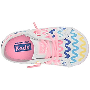 Keds Baby Kickstart Crib Sneaker, White, 4 US Unisex Infant