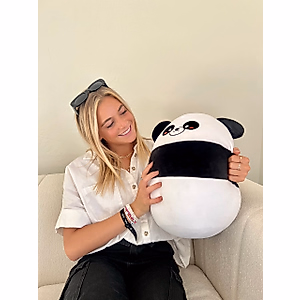 Snuggaboos Pepper The Panda - 17" Large Squish Plush Pillow - Super-Soft and Huggable Toy for All Ages