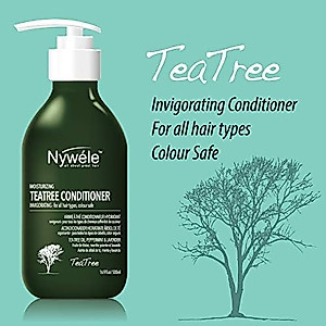 Nywele Tea Tree Mint Shampoo and Conditioner SET 16oz each (Invigorate your scalp)