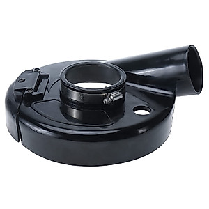 LuckyHigh Angle Grinder Dust Shroud 7" Grinder Dust Shroud Cover Black Universal Surface for Universal Grinding Grinder Polisher
