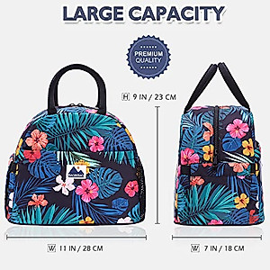 BAGBEBAG Lunch Bag, Lunch Box for Men Women, Insulated Lunch Bag for Office Work Picnic Beach, Large Lunch Bag Heavy Duty Leakproof Cooler Bag (Colorful)