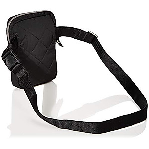 Vera Bradley Women's Performance Twill Small Convertible Crossbody Purse With RFID Protection, Black, One Size