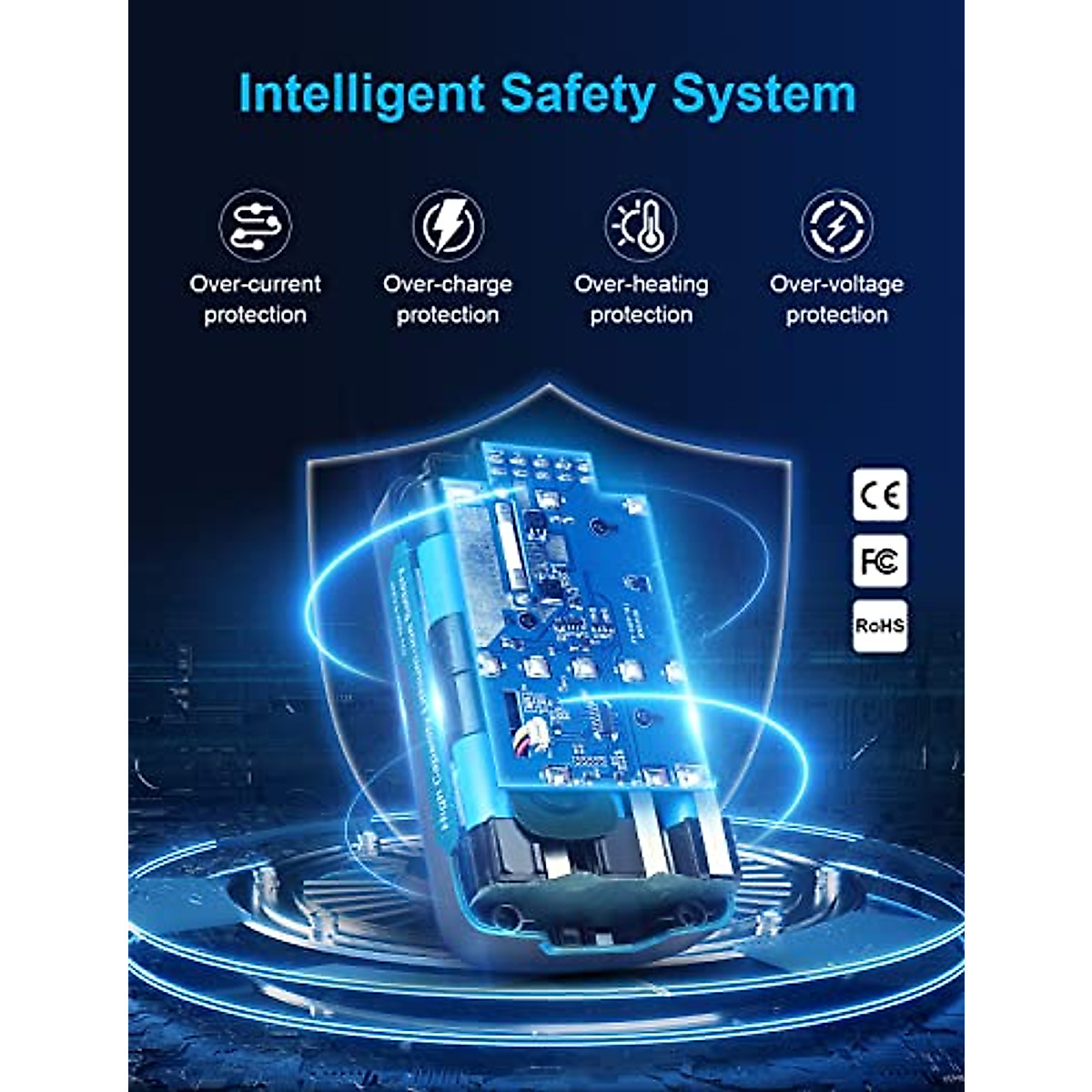 6.0Ah Replacement for Snow Joe 40V Battery IBAT40XR Battery Compatible with Snow Joe Battery 40V Snow Blower