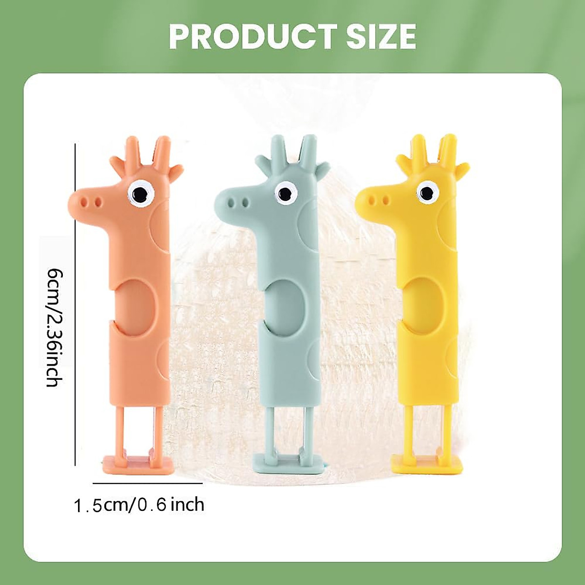 wanh Bread Bag Clips Reusable,Snack Bread Wrapper Sealing Clip to Keep Bread Fresh, Bread Ties Bag Closures Closer Cinchers,Squeeze and Lock Bread Clips for Food Storag (12Pcs Mixed Colors)