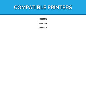 LD Products Compatible Toner Cartridge Replacements for Dell H625 H825 High Yield (2 Black, 1 Cyan, 1 Magenta, 1 Yellow, 5-Pack)