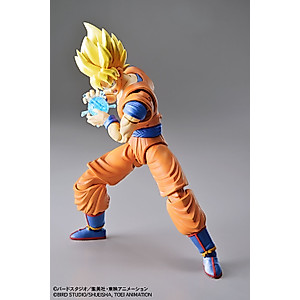 Bandai Spirits Figure-Rise Standard Super Saiyan Son Goku (New Pkg Ver) Dragon Ball Z, Multicolor