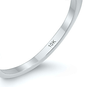 SZUL AGS Certified 1/4 Carat TW White Diamond Band in 10K White Gold