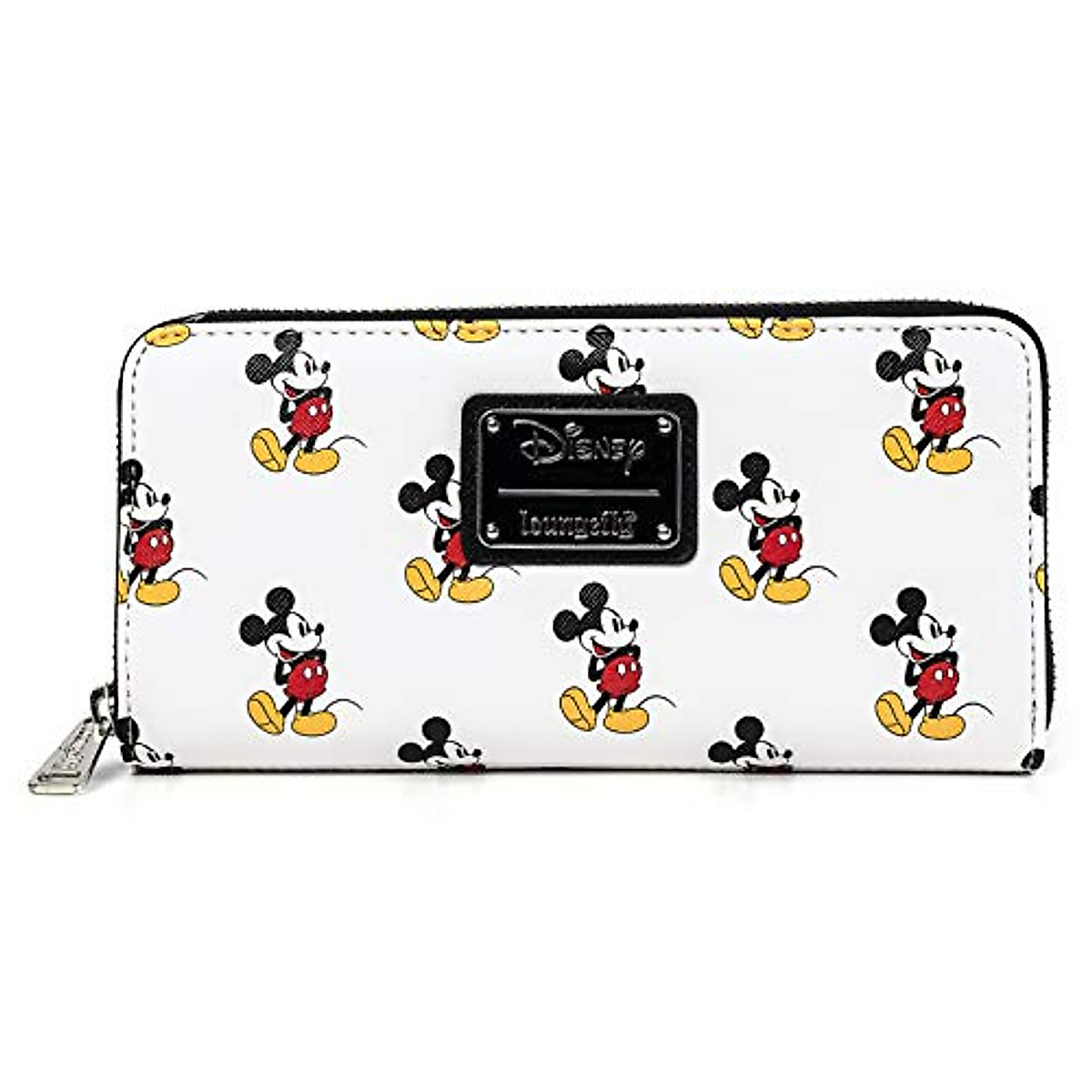 Loungefly Disney Classic Mickey Mouse All Over Print Zip Wallet (one size, multi)