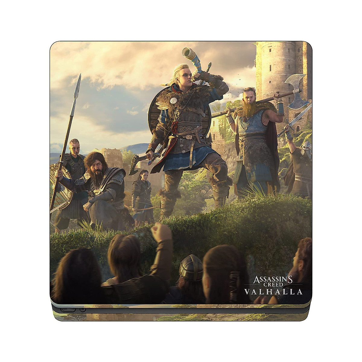 Head Case Designs Officially Licensed Assassin's Creed Female Eivor Raid Leader Valhalla Key Art Vinyl Sticker Gaming Skin Decal Cover Compatible With Sony PlayStation 4 PS4 Slim Console