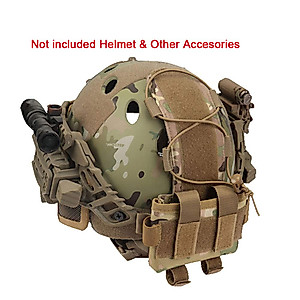 ATAIRSOFT Tactical Helmet Battery Pouch Balance Weight Bag Counterweight Pack for Hunting Airsoft MC