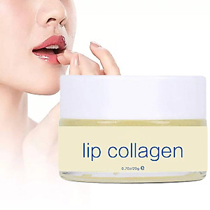 NUOVADERM Collagen Lip Mask with Squalane, Your Secret to Soft and supple Lips, Lip Plumper for Moisturizing, Hydrating, Anti-Aging, and Elasticity-Boosting For Unisex with One Wand